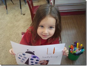 Letter L for Ladybug - Confessions of a Homeschooler